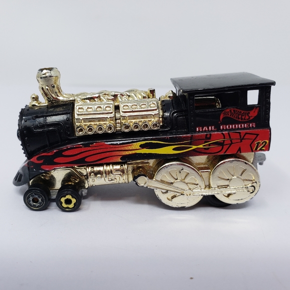 Hot Wheels | Toys | Hot Wheels Rail Rodder Train Locomotive Black ...